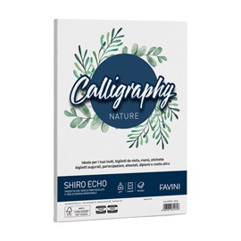 Carta Calligraphy Nature Shiro Eco - A4 - 250 gr - gesso - Favini ...
