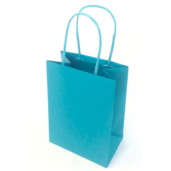 Shopper Twisted - maniglie cordino - 22 x 10 x 29 cm - carta kraft ...